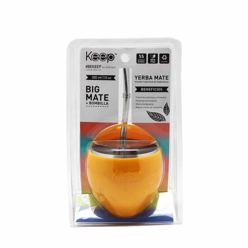 BIG MATE CON BOMBILLA KEEP 300ML – Mercado Natural